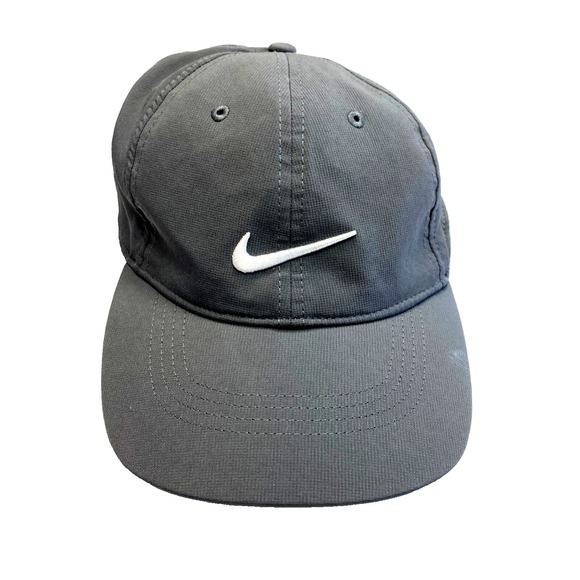 Nike | Accessories | Nike Legacy9 Dri Fit Cap Hat Strap Back Charcoal ...